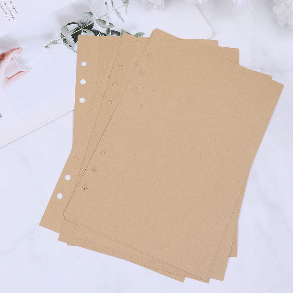 GOOHOCHY 3 Packages of Empty Refill Paper Loose-Leaf Replacement Core ...