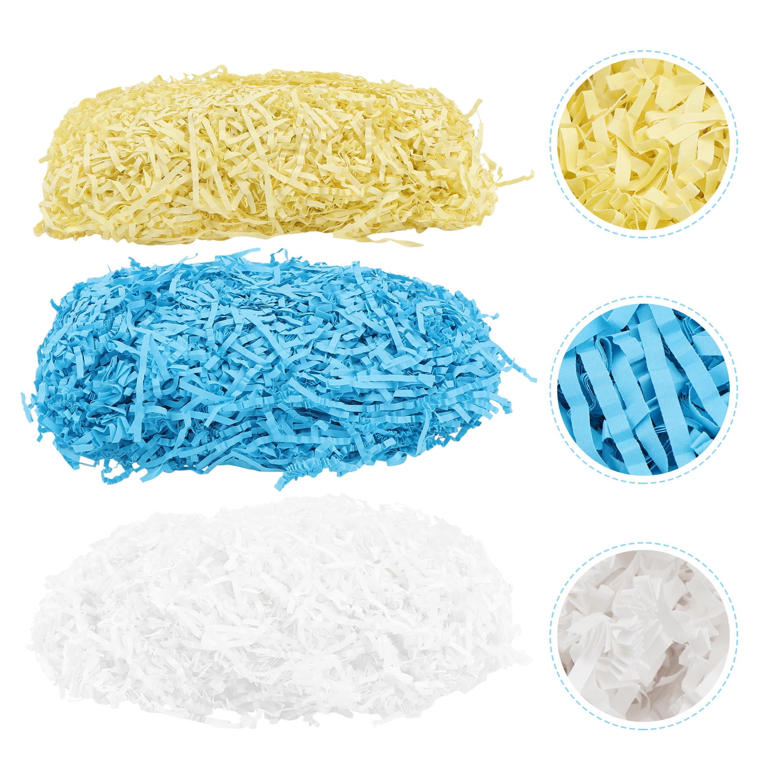 GOOHOCHY 3 Packs Decorative Silk Paper Wrinkling Crinkle Packing Papers ...
