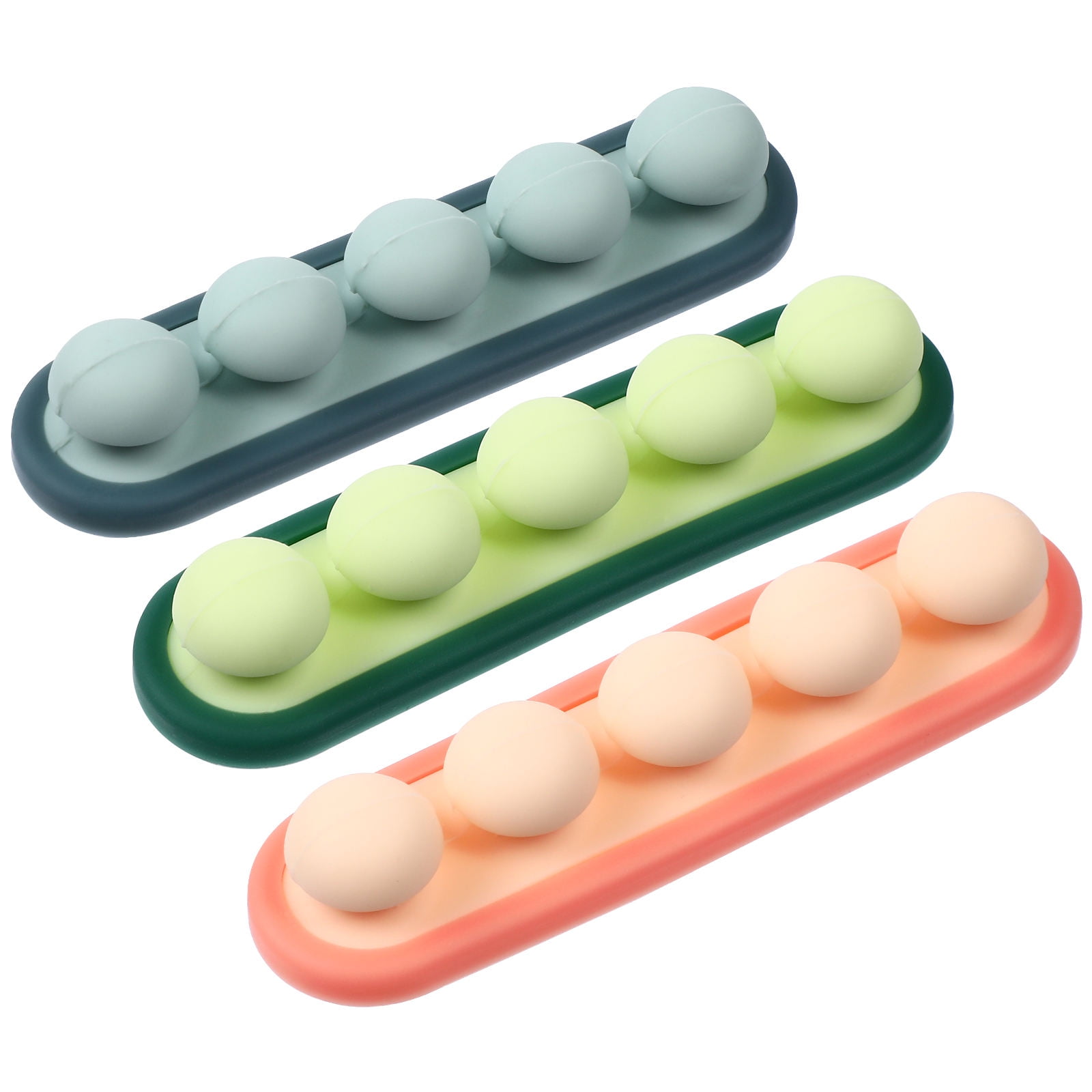 GOOHOCHY 3 Pcs Self Adhesive Pea Shape Cable Clips for Desk in Assorted ...