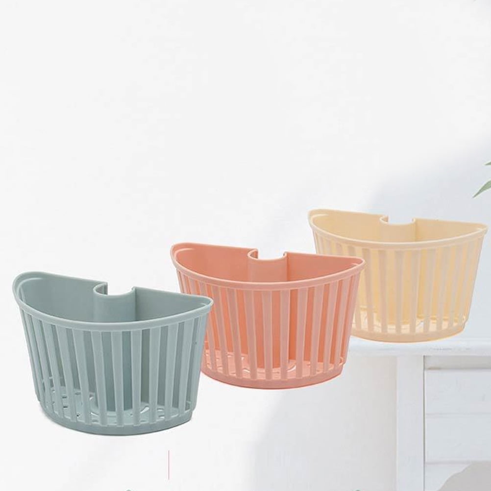 GOOHOCHY 3 Pcs Tap Hanging Filter Basket Kitchen Rack Drain Storage ...