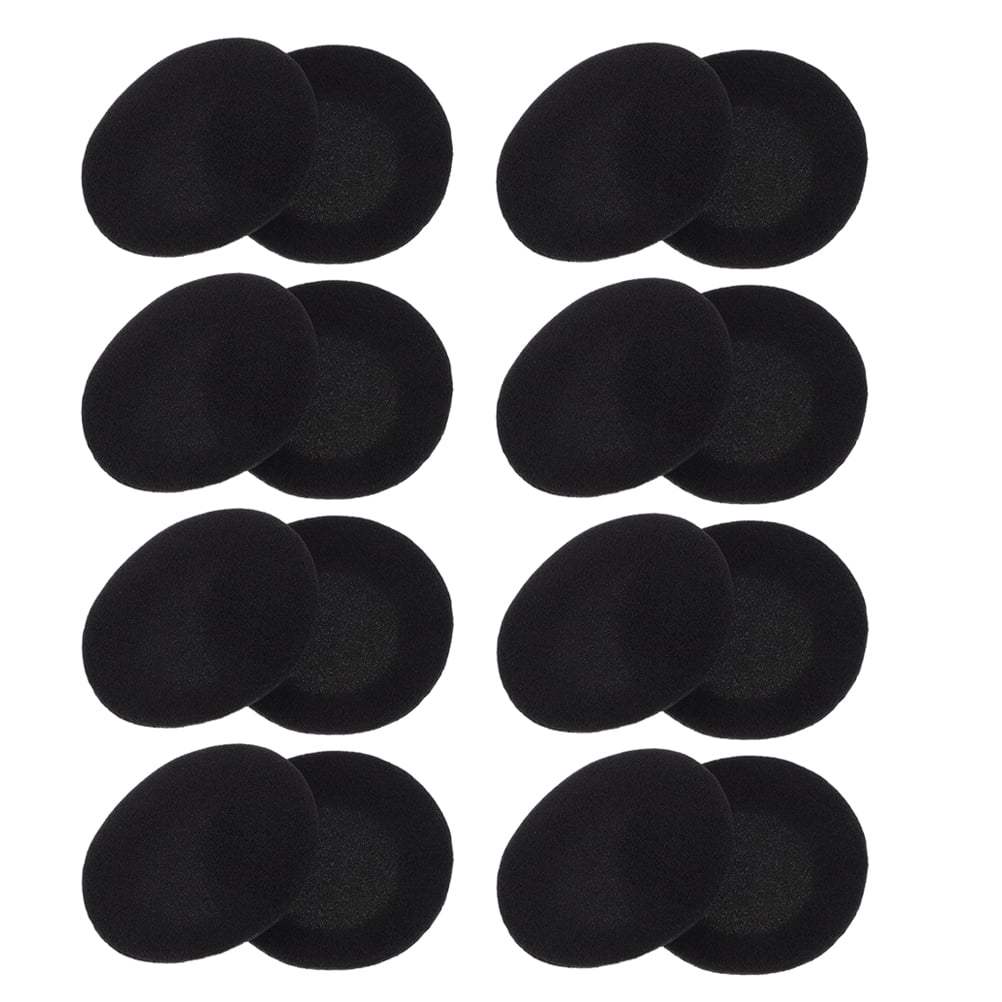 GOOHOCHY 30pcs Earbud Sponge Covers Round Headset Ear Pad Cushions ...