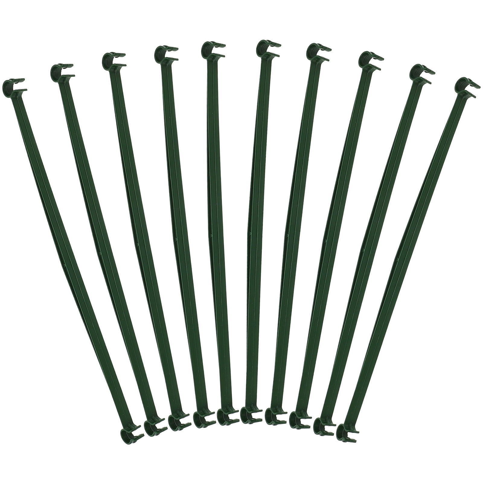 GOOHOCHY 36pcs Plant Trellis Connecting Rack Garden Stakes Green Plant ...