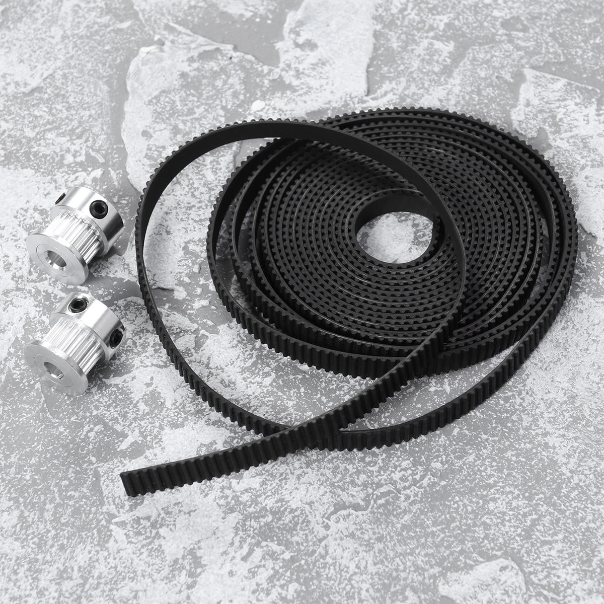 GETAJGHSD 3D Printer Parts Timing Belt and Pulley 20 Teeth Smooth ...
