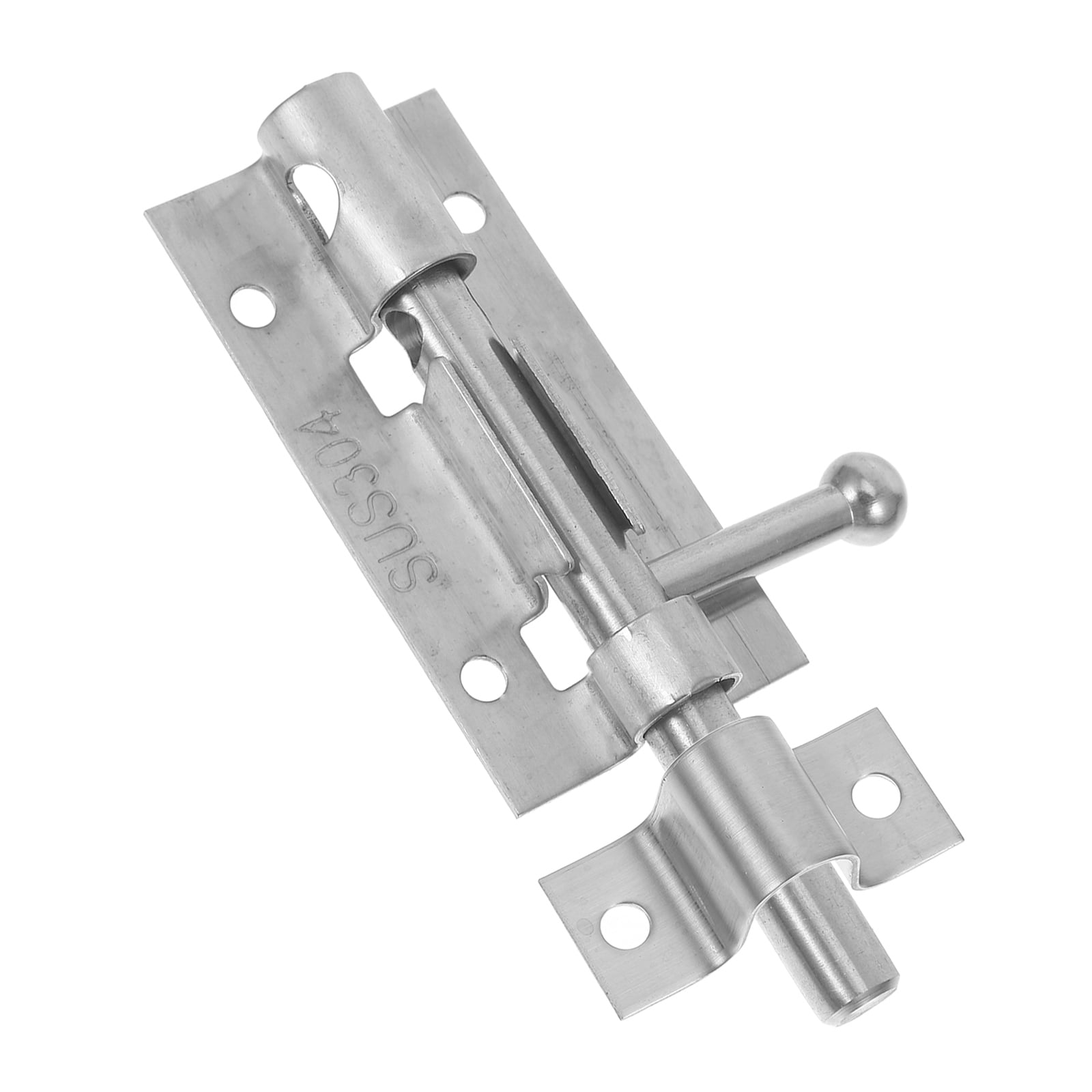 GOOHOCHY 4 Inches Stainless Steel Pin Sliding Door Security Bar Lock ...