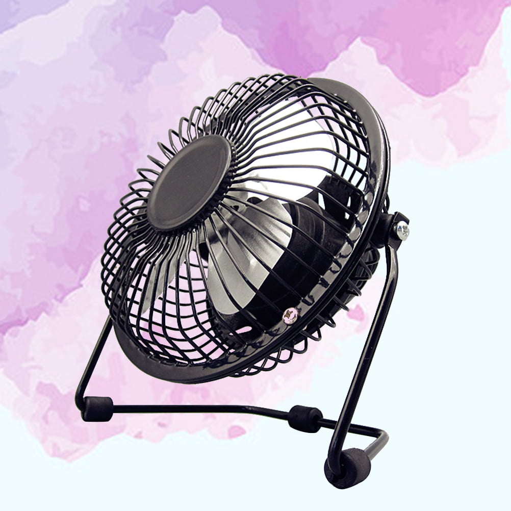 GOOHOCHY 4 '' Mini Electric Fan USB Generic Power Adapter Office ...