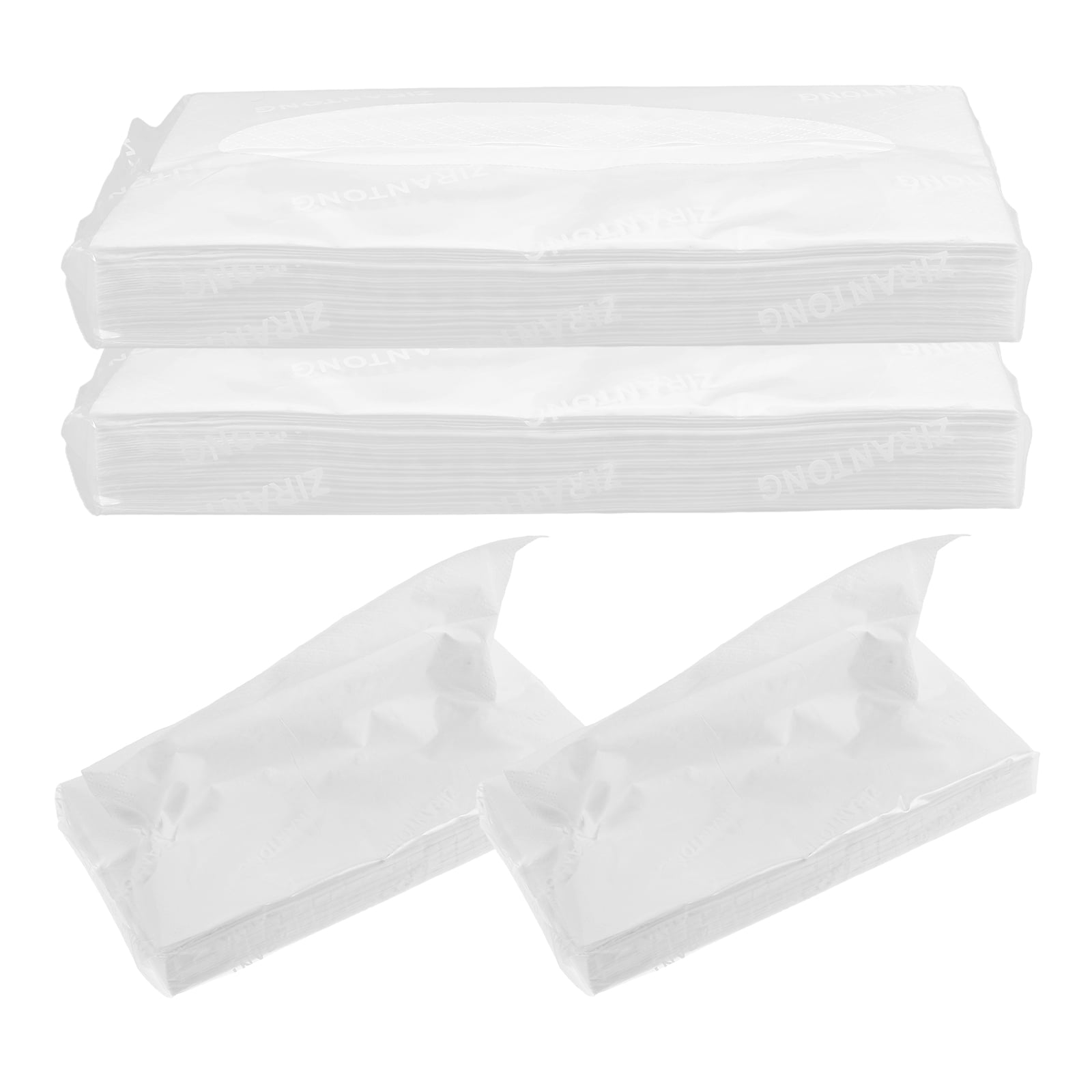 GOOHOCHY 4 Packs Essential Travel Tissue For Car Interior Three-Layer ...