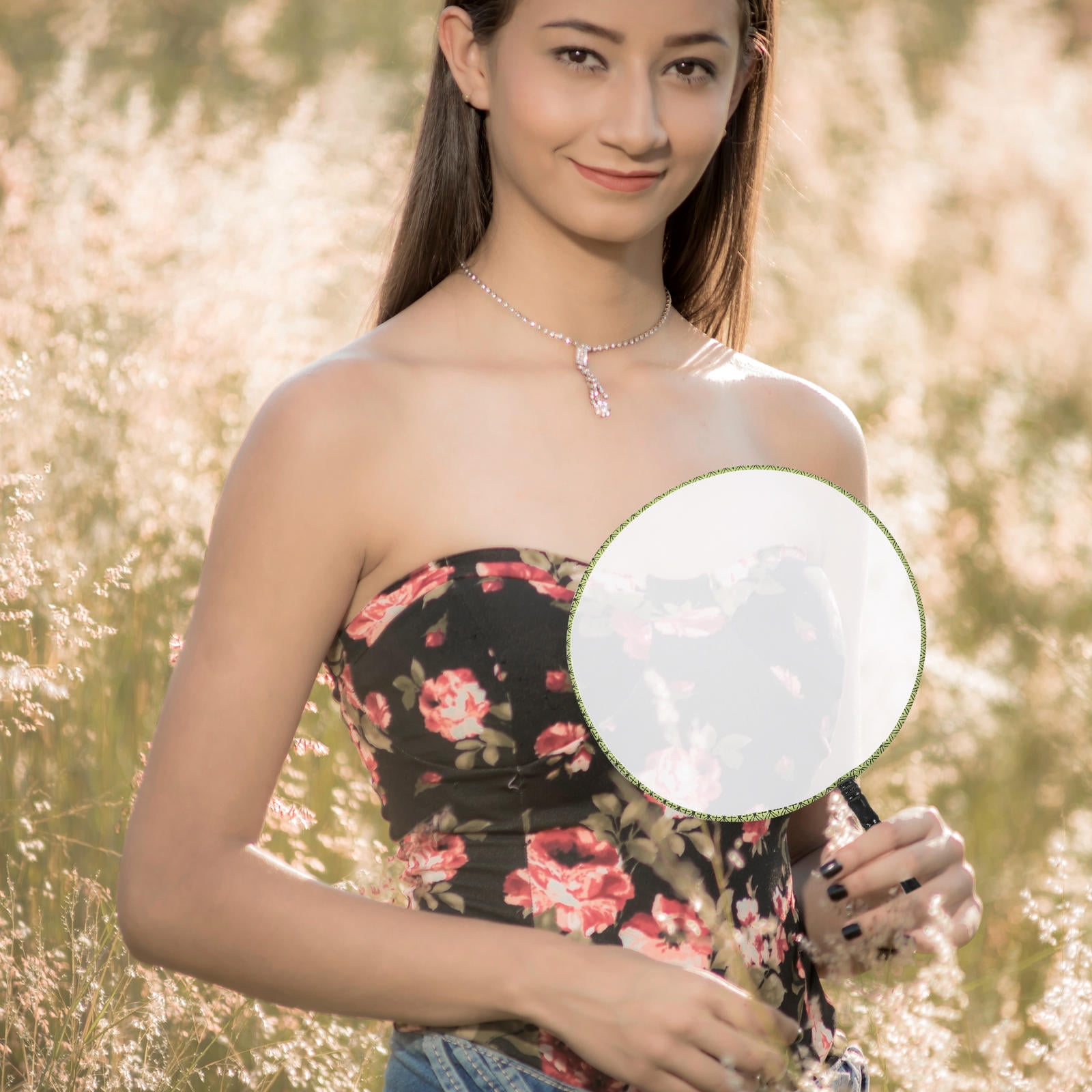 GOOHOCHY 4 Pcs Blank Painting Fans Fans Portable Craft Fans Child 24x1 ...