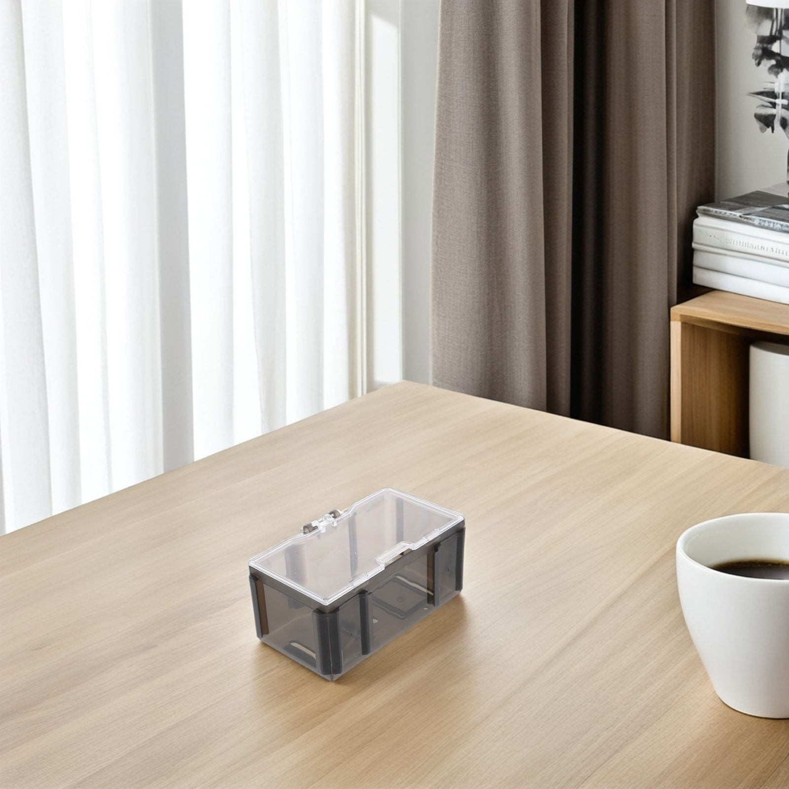 GOOHOCHY 4 Pcs Plastic Display Case Mini Figures Display Box ...