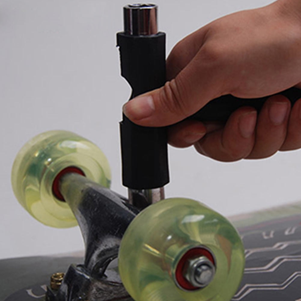 GOOHOCHY 4 Pcs T-type Socket Wrench Tool Skate Skateboard Tools Black ...