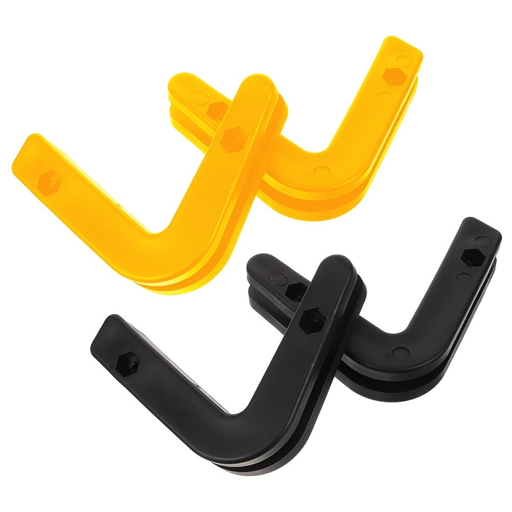 GOOHOCHY 4 Pcs Wall Mounted Dumbbell Rack Barbell Stand Hook - Walmart.com