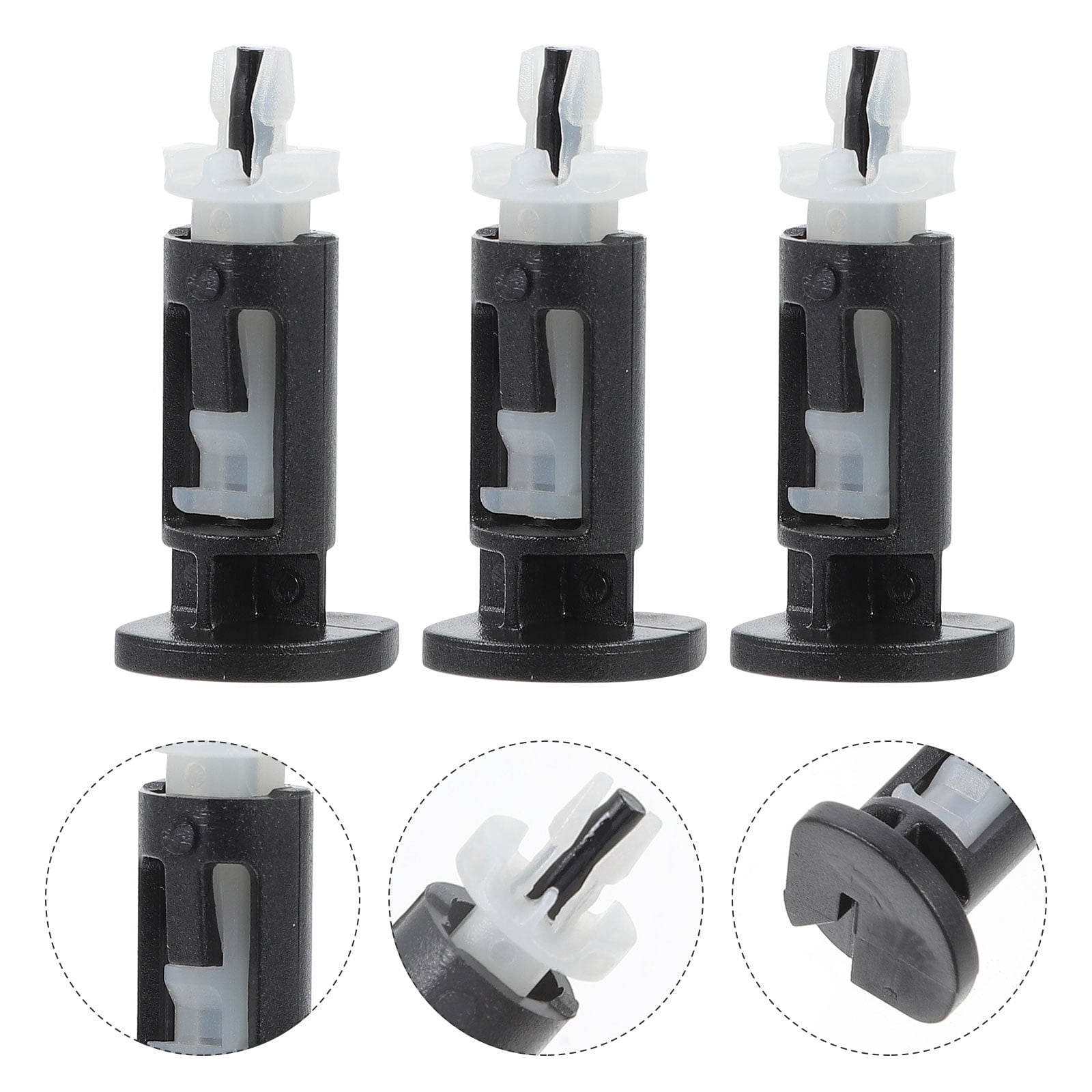 GOOHOCHY 40 PCS Heatsink Mount Pin CPU Cooler Fan Clips Mounting Black ...