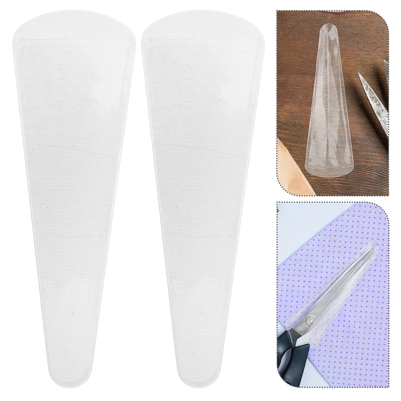 GOOHOCHY 40pcs Multi-Functional Transparent Scissors Sleeve Plastic Art ...
