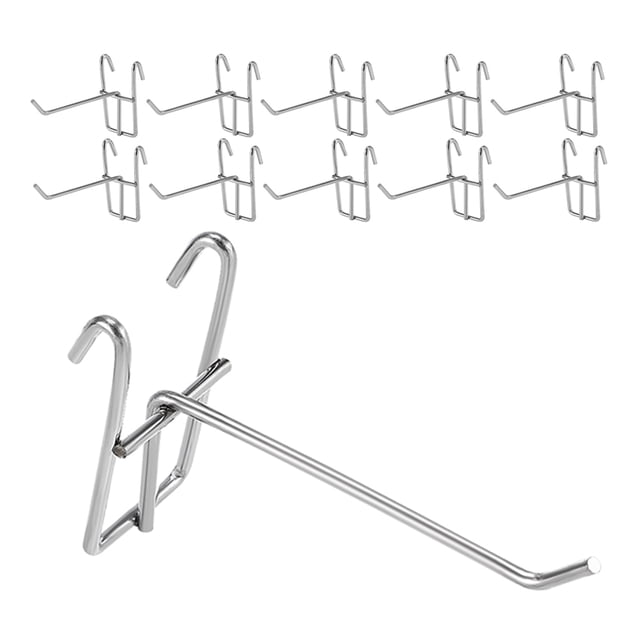 GOOHOCHY 40pcs Wire Grid Mount Brackets Grid Wall Panel Brackets ...