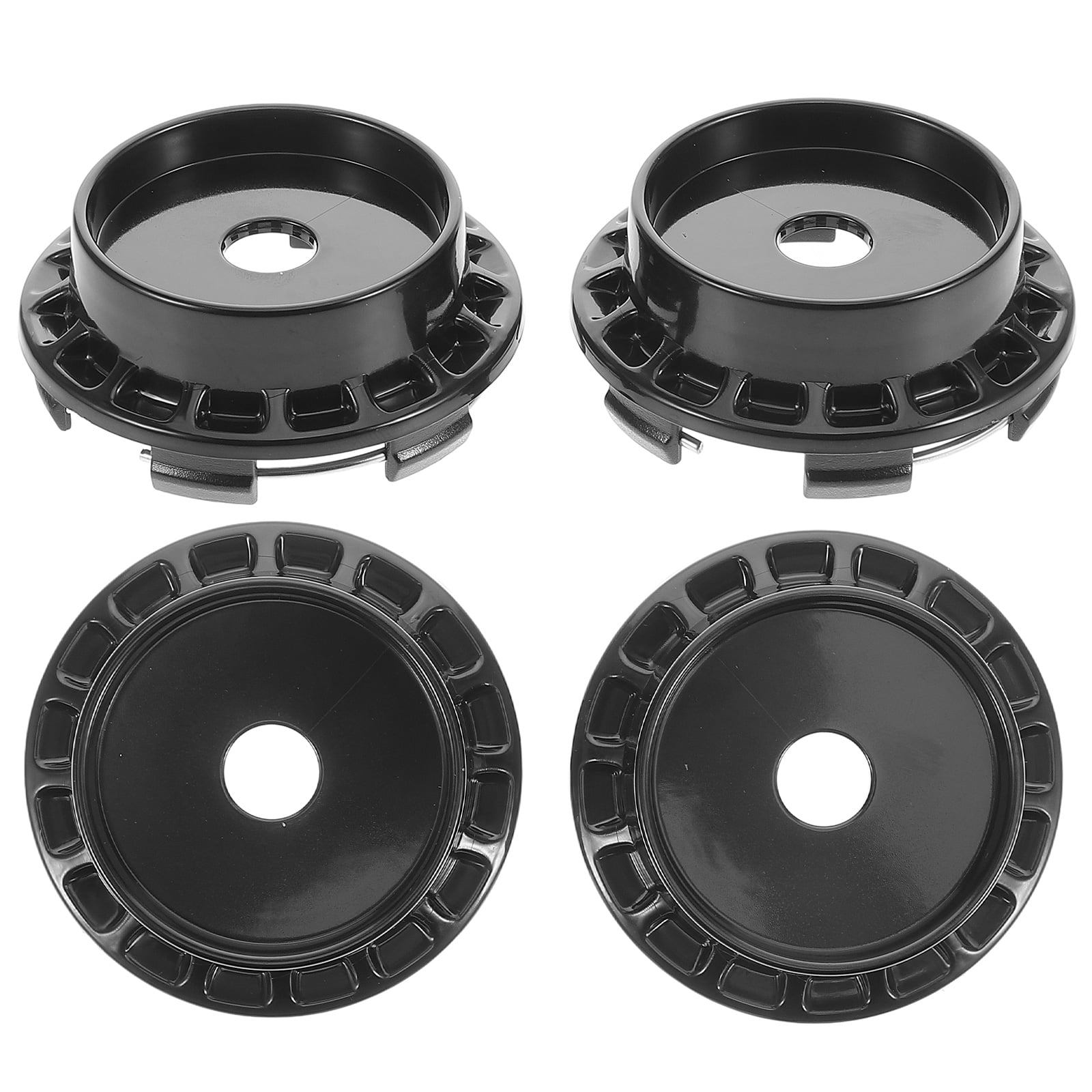 GOOHOCHY 4Pcs Car Wheel Center Hub Caps Wheel Rim Hub Covers For Car ...