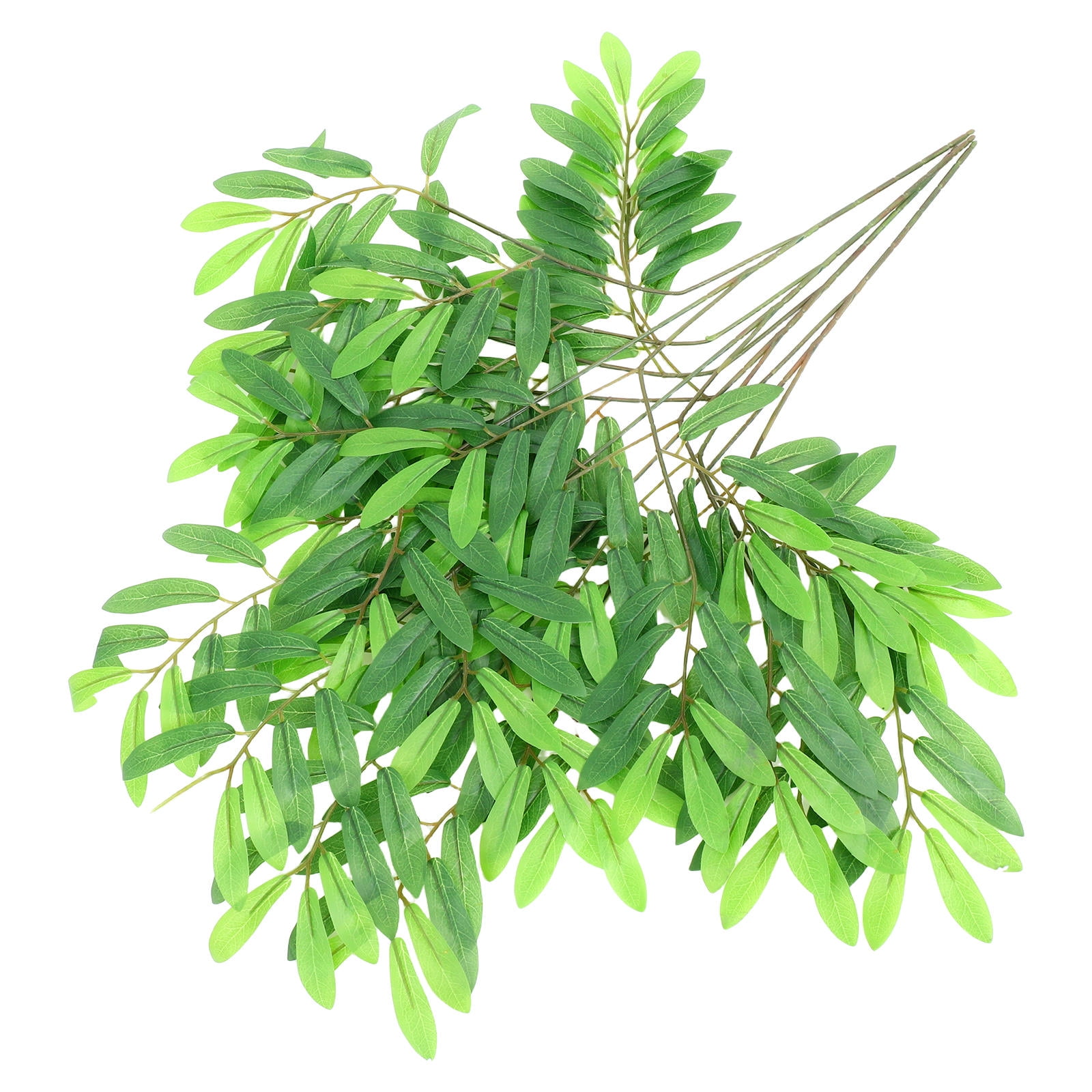 GOOHOCHY 4pcs Artificial Olive Branches Realistic Faux Greenery Stems ...