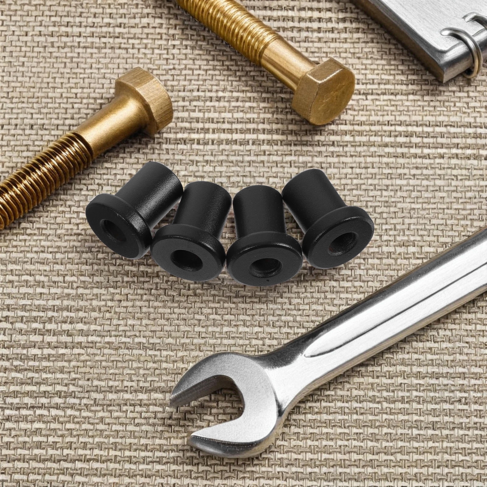 GOOHOCHY 4pcs Carbon Steel Clamp For Sliding Barn Door Track Sliding ...