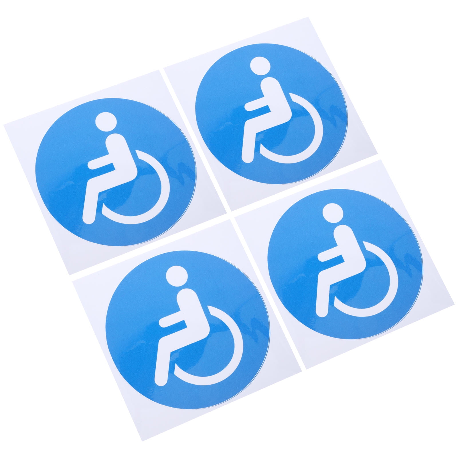 GOOHOCHY 4pcs Disabled Wheelchair Decals Wheelchair Stickers Adhesive ...