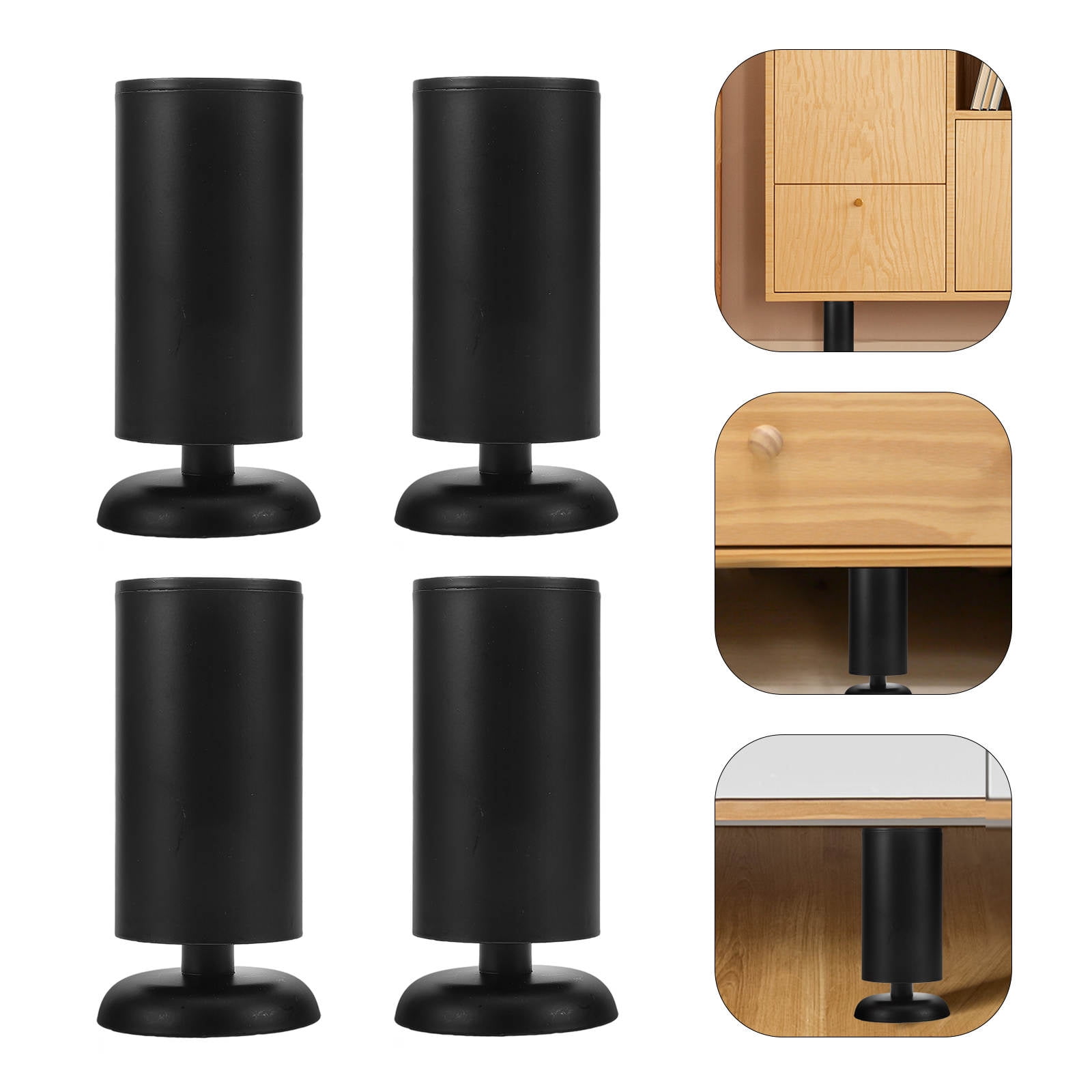 GOOHOCHY 4pcs Furniture Legs stable Bed Legs Furniture Support Feet ...