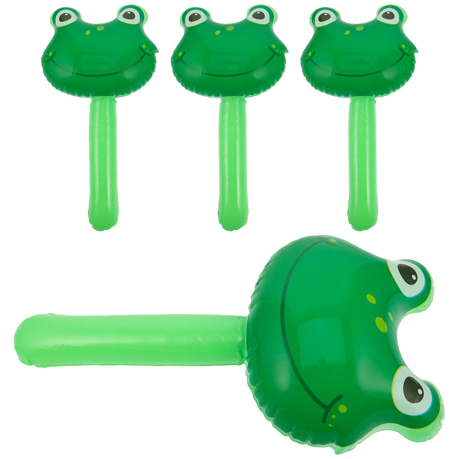 GOOHOCHY 4pcs Inflatable Frogs Stick Toy with Sound Inflatable Stick ...