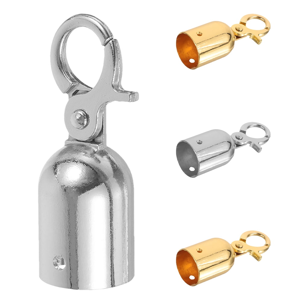 GOOHOCHY 4pcs Metal Rope End Caps Hooks Rope Stopper Decking Rope ...