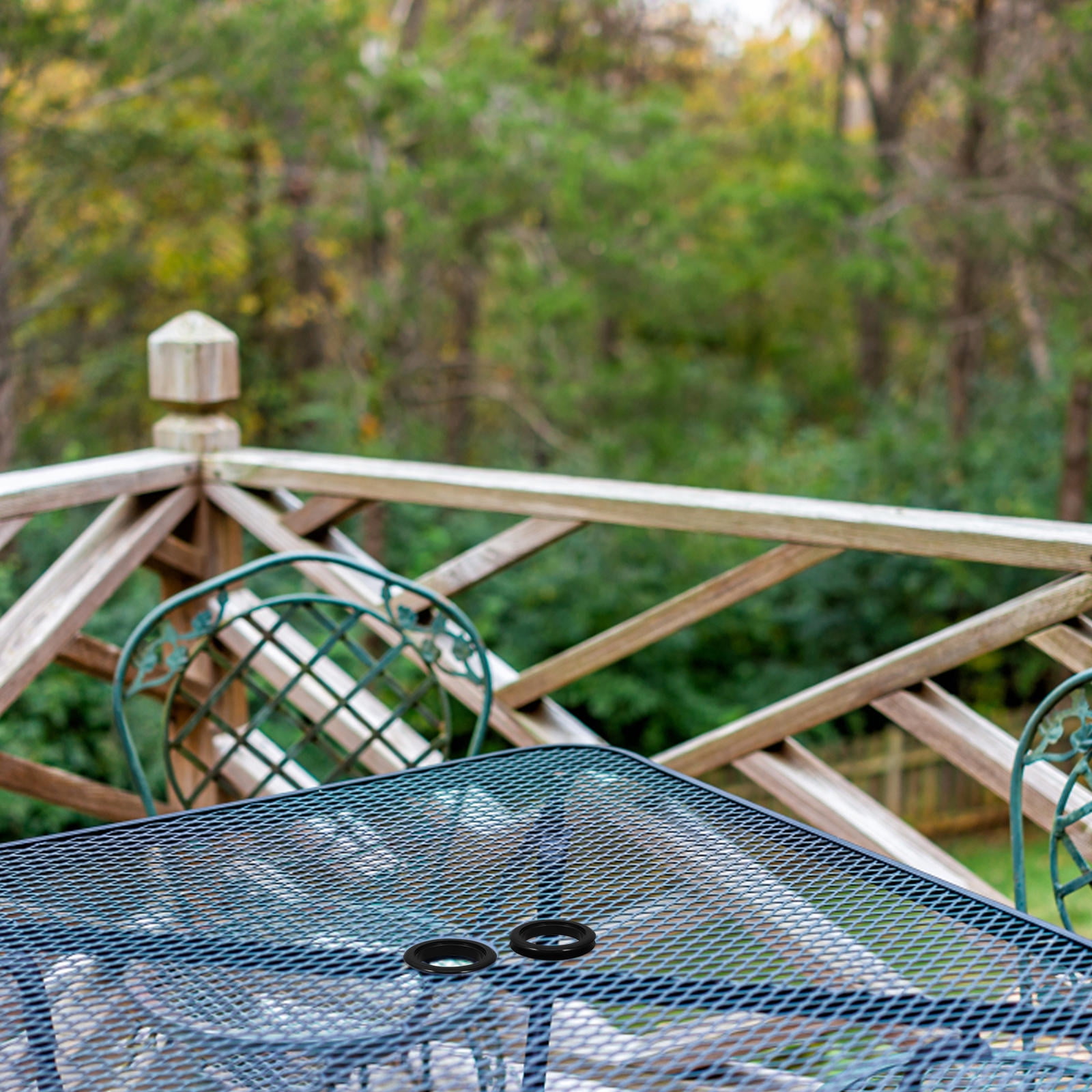 GOOHOCHY 4pcs Outdoor Umbrella Rings Silicone Table Umbrella Rings ...