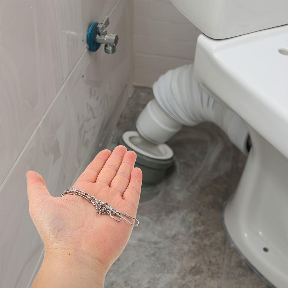 GOOHOCHY 4pcs Reliable Toilet Flapper Chain Replacement Toilet Flapper ...