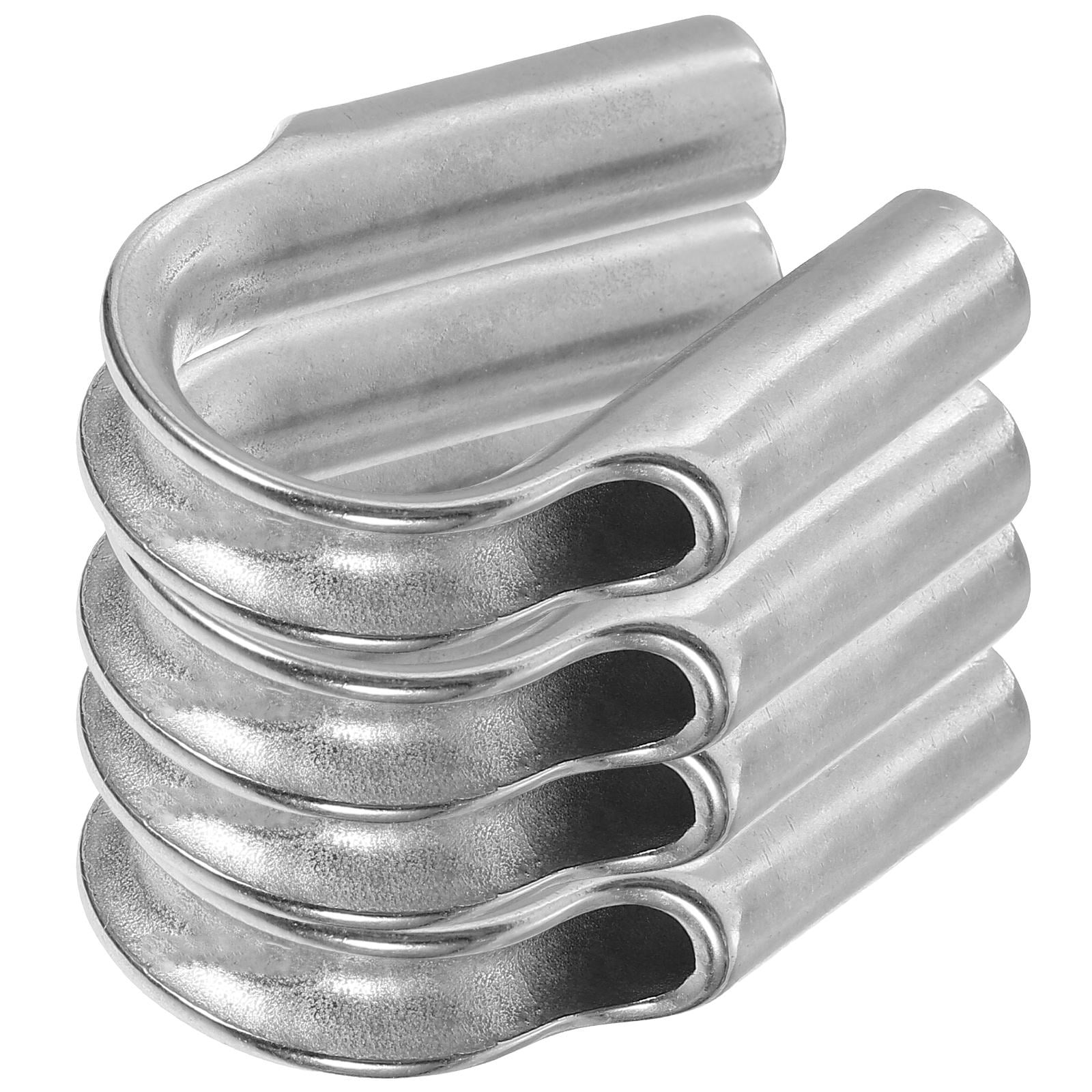 GOOHOCHY 4pcs Wire Rope Thimble Ferrule Crimping Tool 6mm Stainless ...