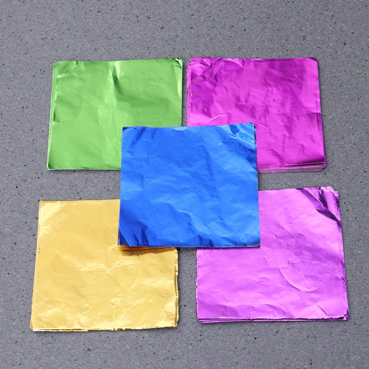 GOOHOCHY 5 Packs Food-Grade Aluminium Foil Paper Smooth Surface ...