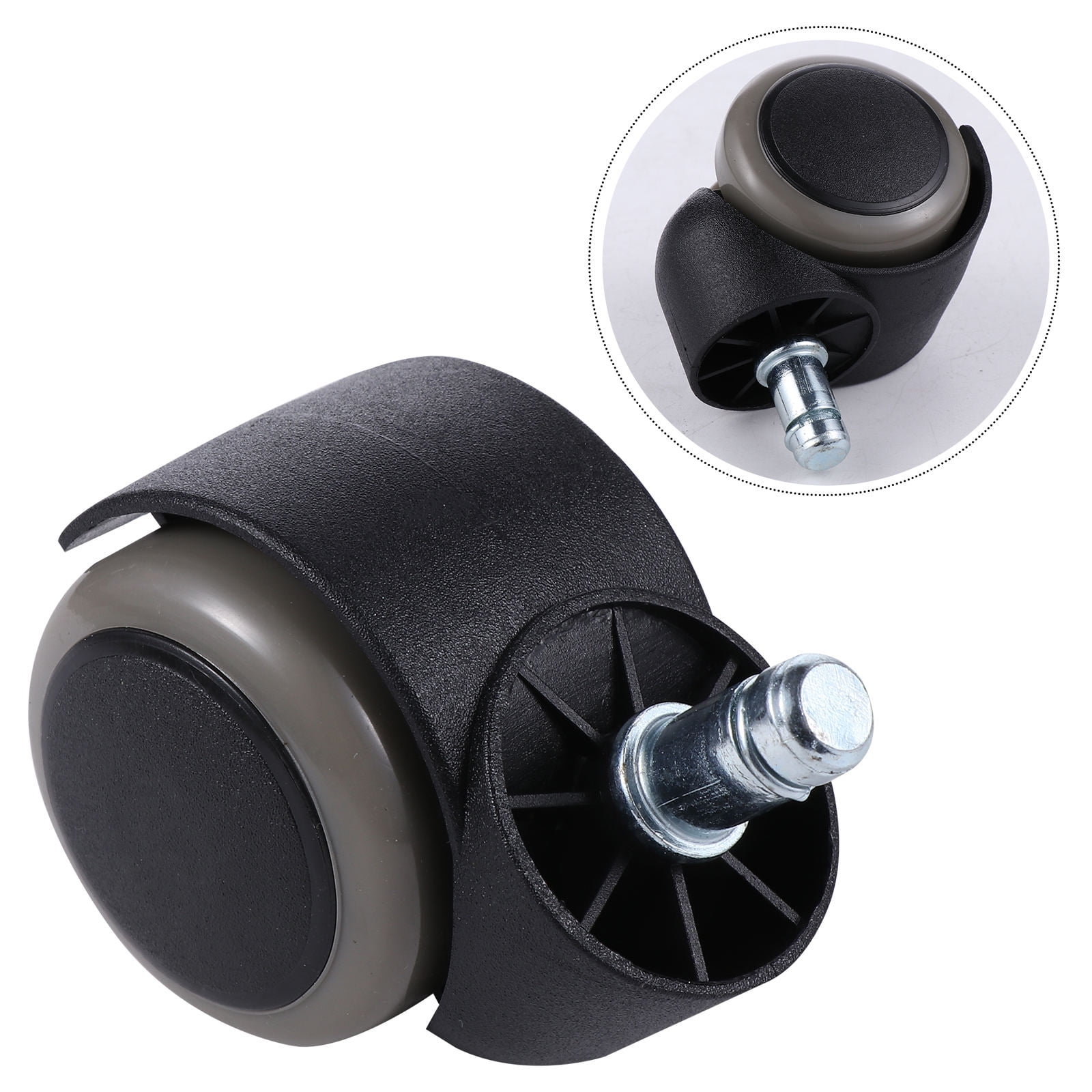 GOOHOCHY 5 Pcs Office Chair Wheel Furniture Caster Casters Universal ...