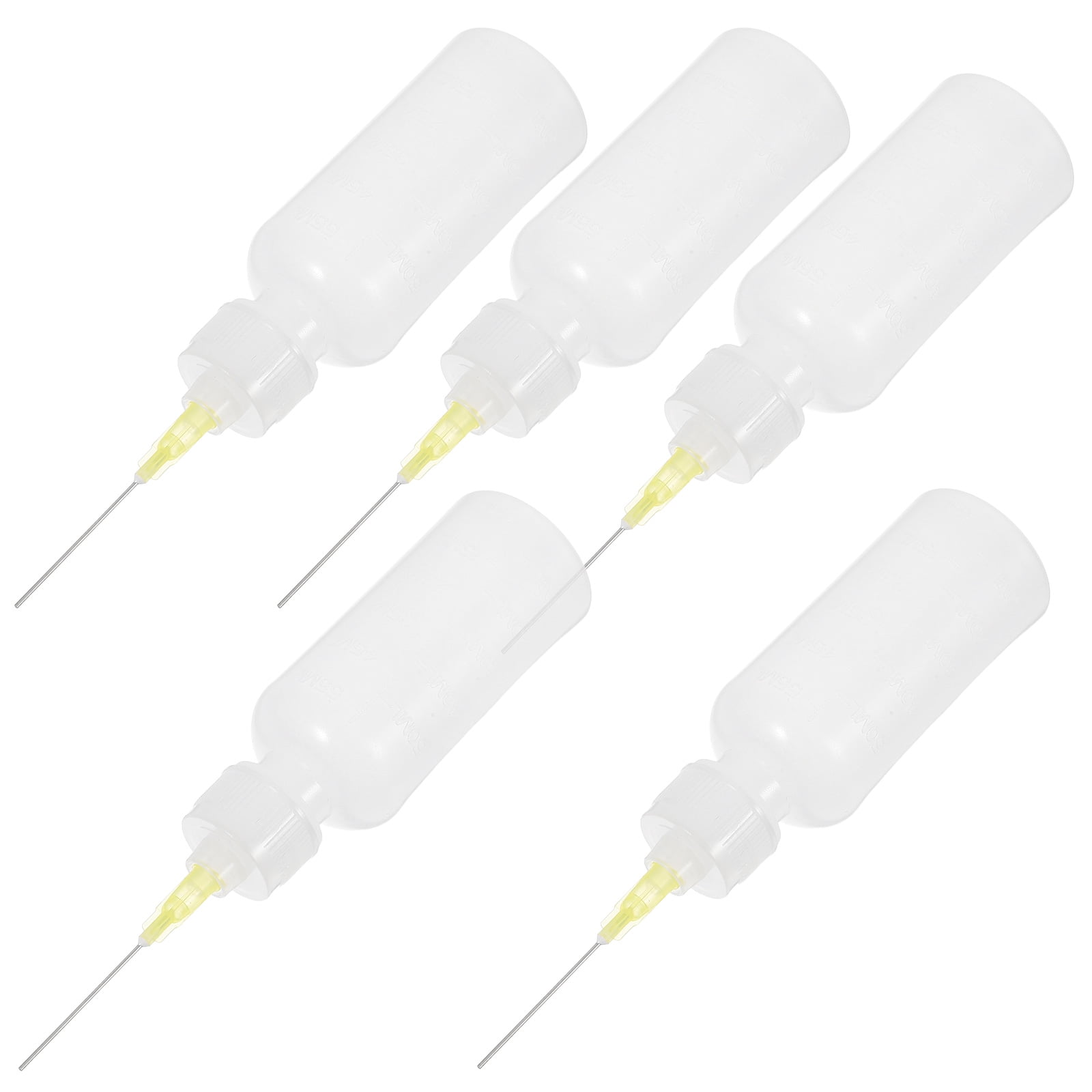 GOOHOCHY 5 Pcs Plastic Squeezable Tip Applicator Bottle Dropper Bottles ...