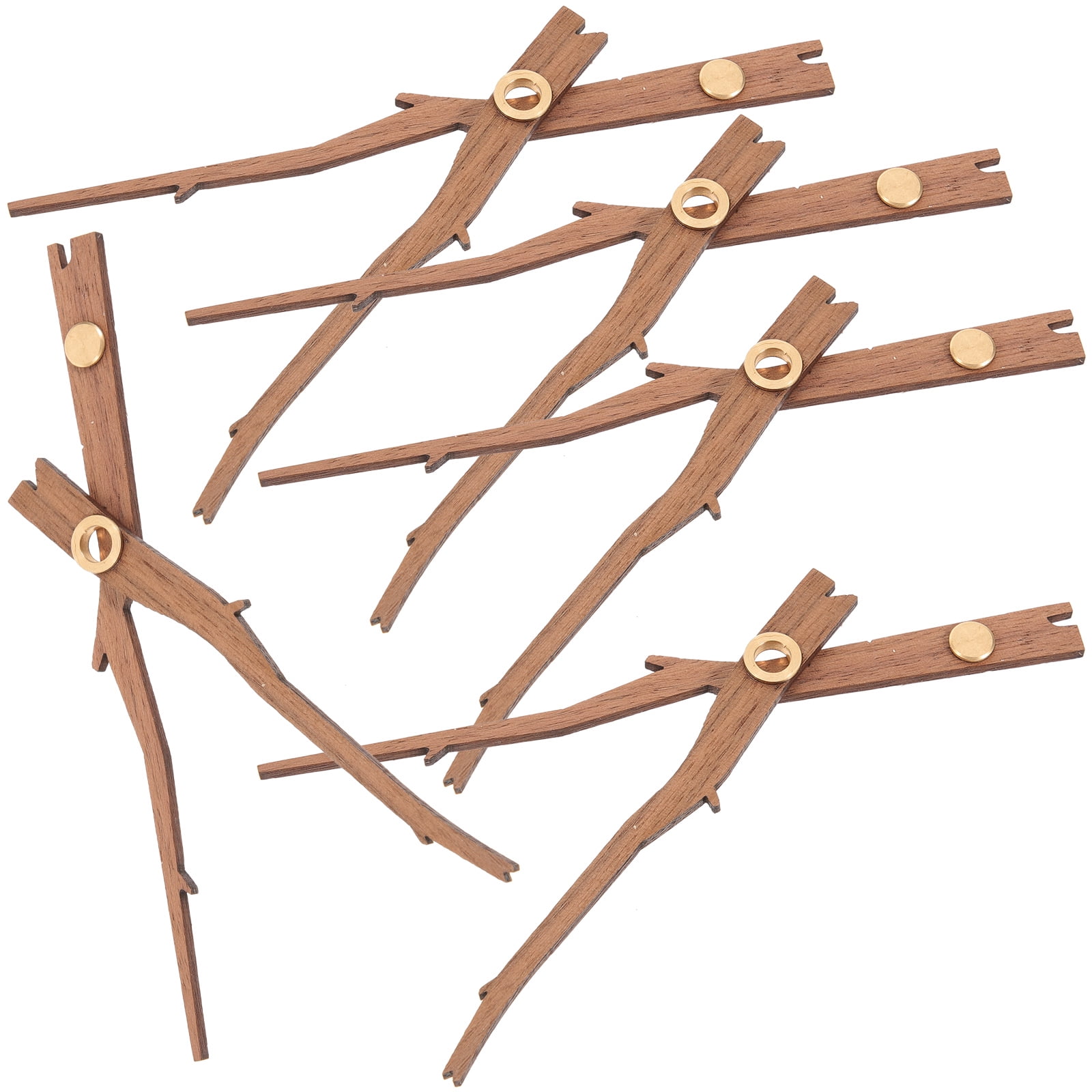 GOOHOCHY 5 Sets Wooden DIY Clock Pointers Wall Clock Hands Replacement ...