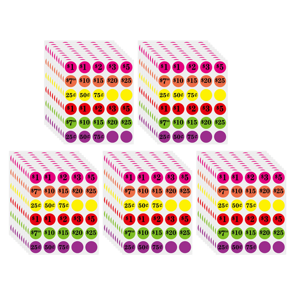 GOOHOCHY 50 Sheets Sale Stickers Supermarket Price Stickers Price ...