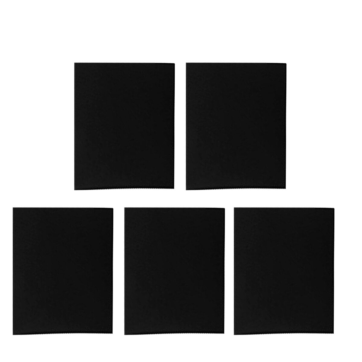 GOOHOCHY 50Pcs A4 Black Cardboard for Various Decals and Crafts ...