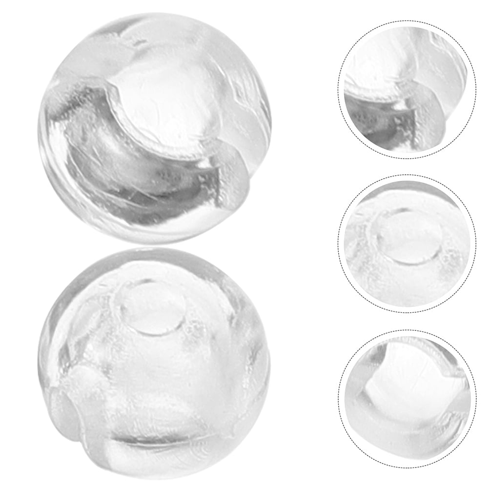 GOOHOCHY 50Pcs Beaded Chain Crimp Stop for Roller Shades Clear Beaded ...