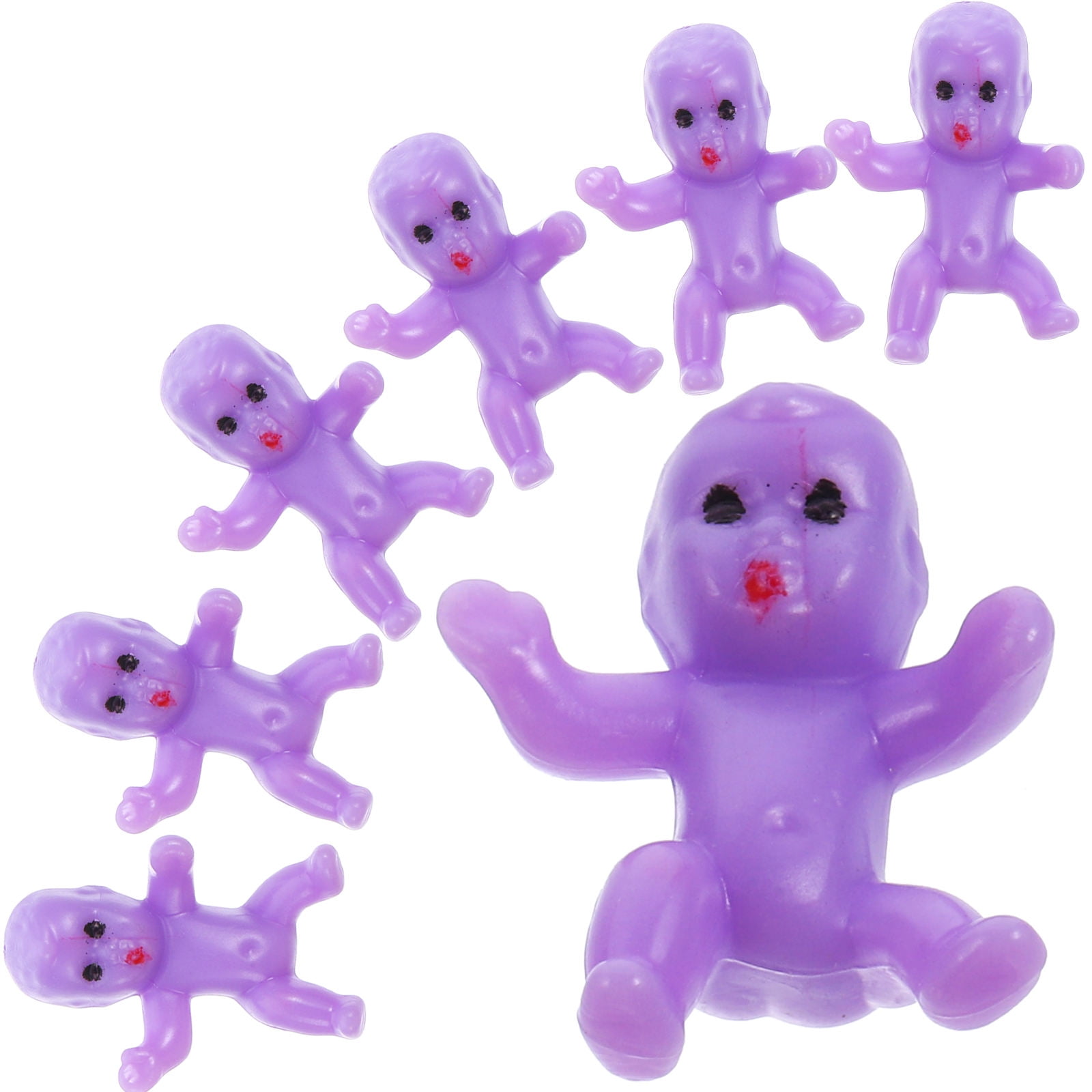 GOOHOCHY 50Pcs Mini Baby Toy Model Mini Babies Plastic Mini Babies ...