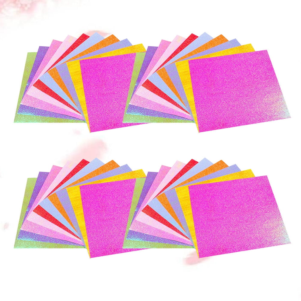 GOOHOCHY 50pcs Assorted Color Pearl Paper for Playing Safe Eco-friendly ...