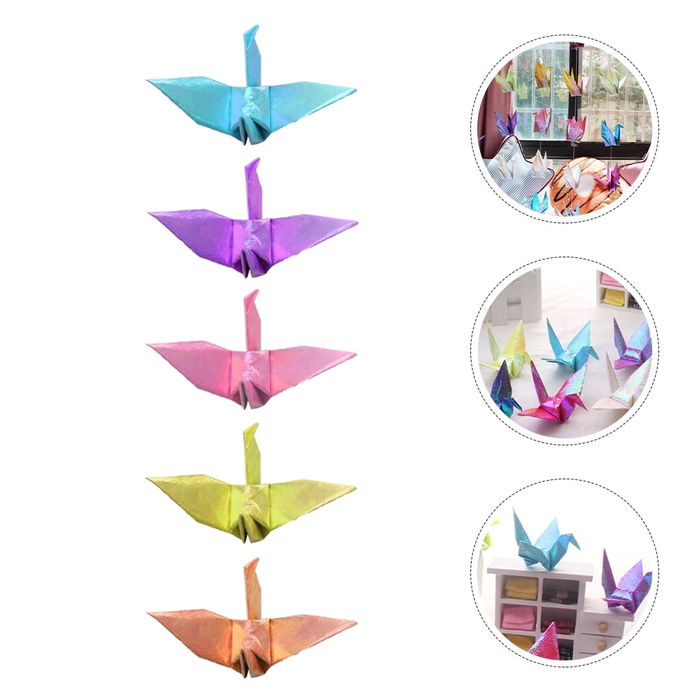 GOOHOCHY 50pcs Origami Crane Hanging Decor Crane Backdrop Wedding ...