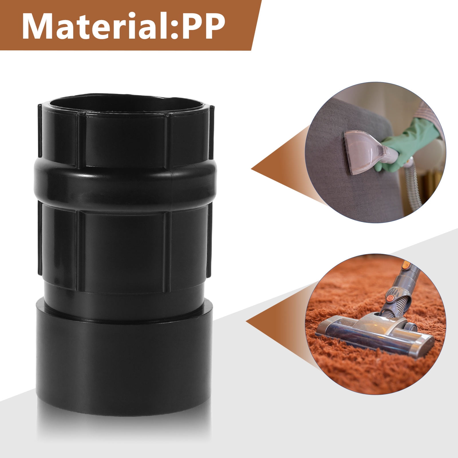 GOOHOCHY 5PCS Hose Coupler Vacuum Hose Coupling Universal Vacuum Hose ...