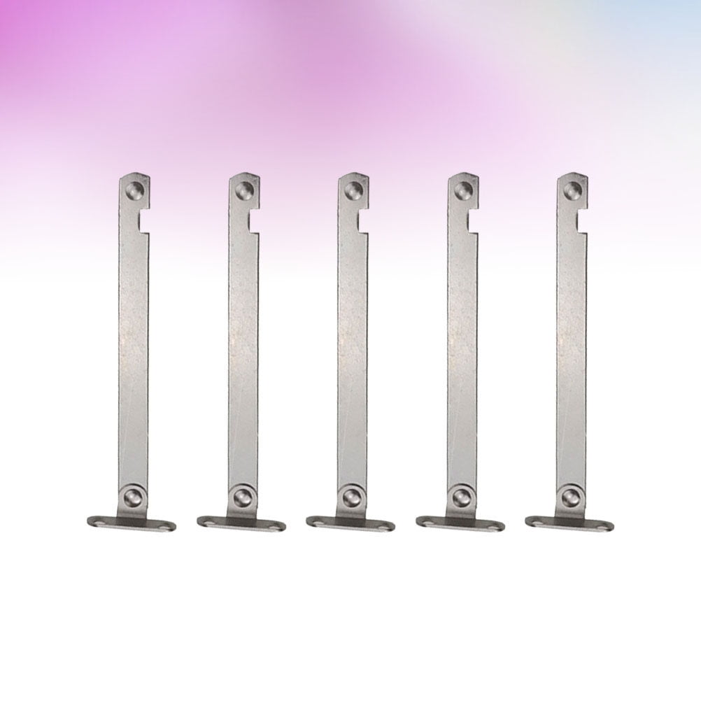GOOHOCHY Cabinet Door Supports Spring Strut Silver Iron 5Pcs for ...