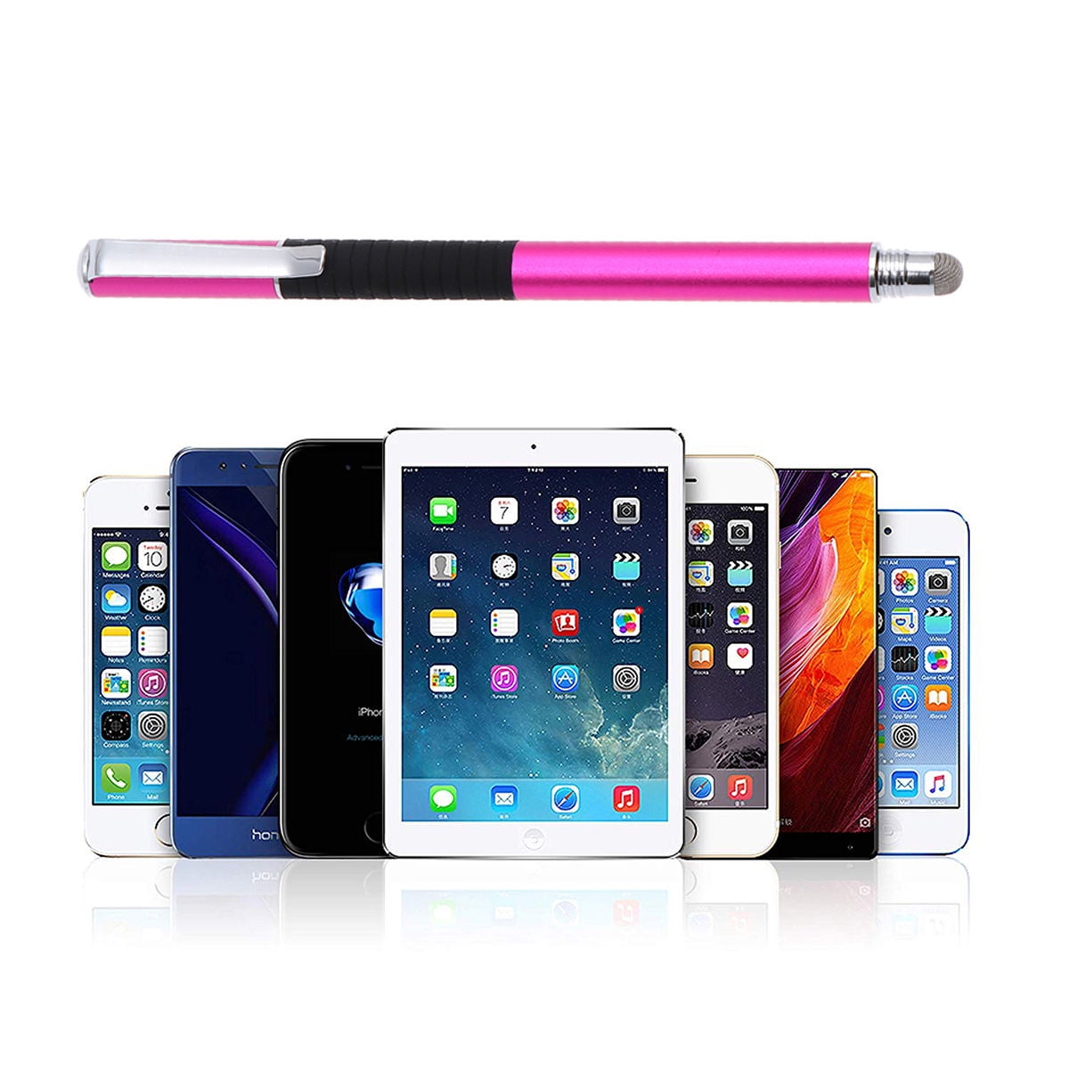 GOOHOCHY 5pcs 2-in-1 Capacitive Stylus Set with Replacement Tips Double ...