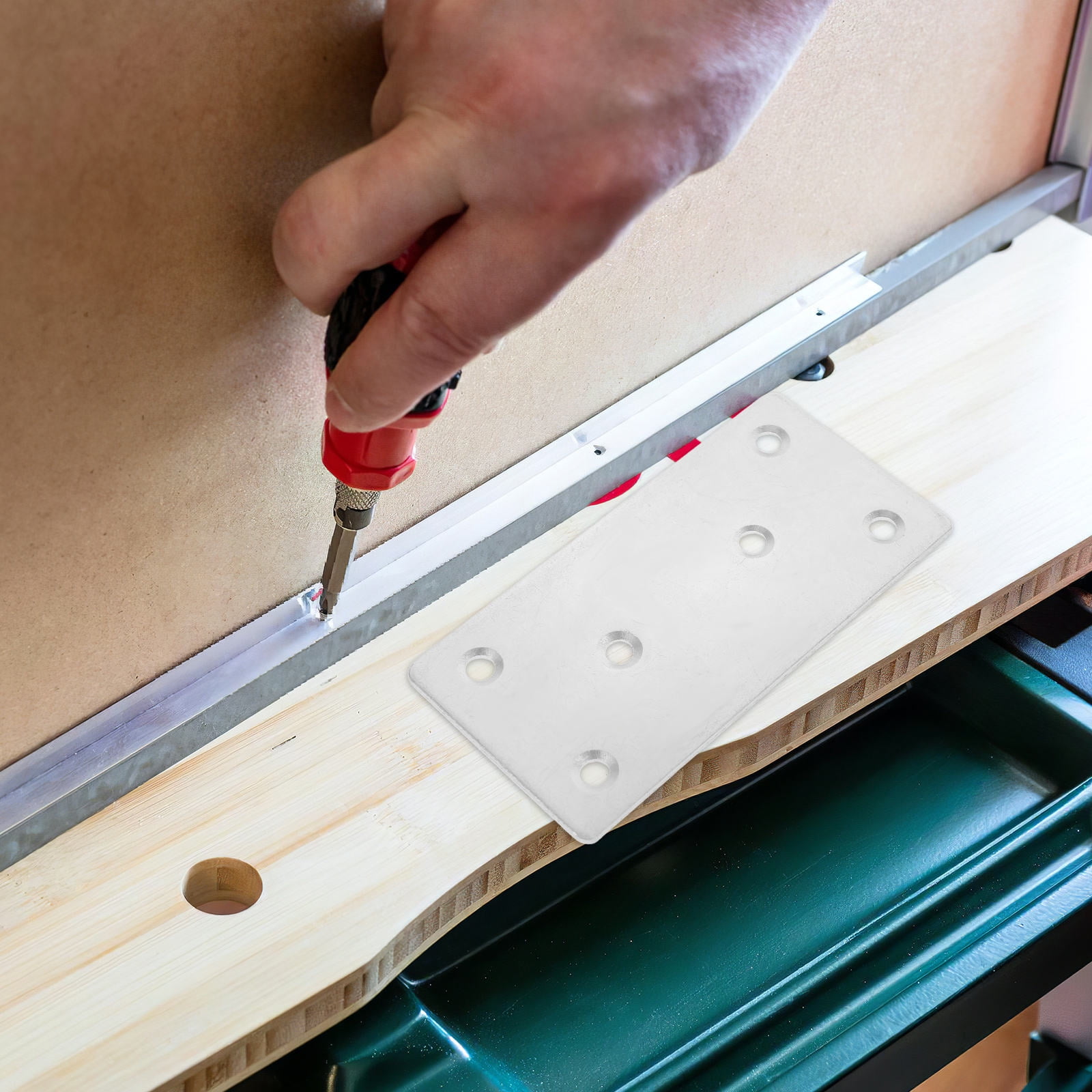 GOOHOCHY 5pcs Furniture Angle Bracket And Corner Brace Bracket For ...