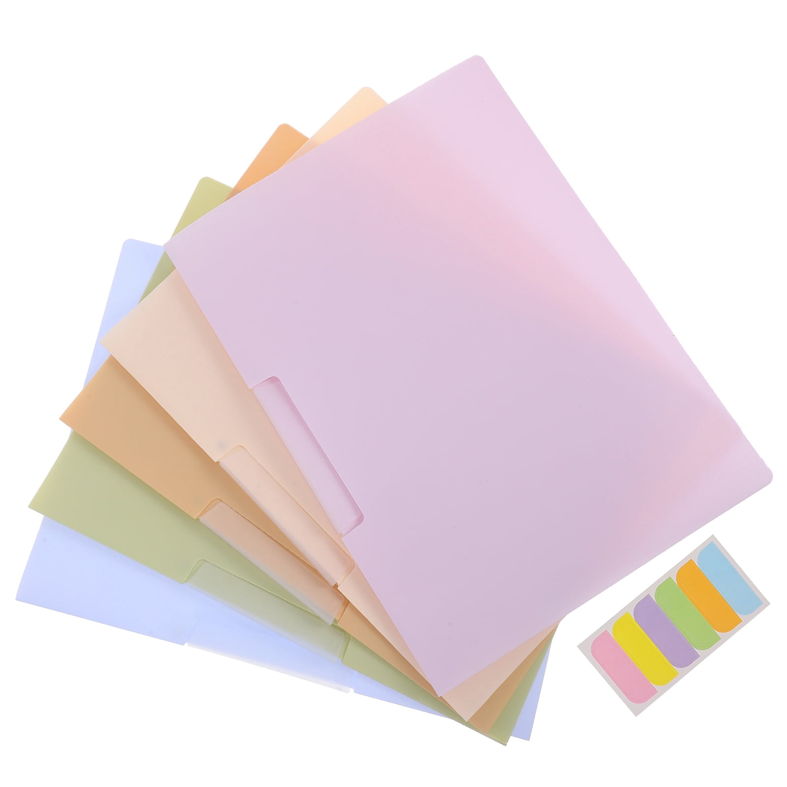 GOOHOCHY 5pcs Plastic Folders With Swing Clip Report Covers For A4 And ...