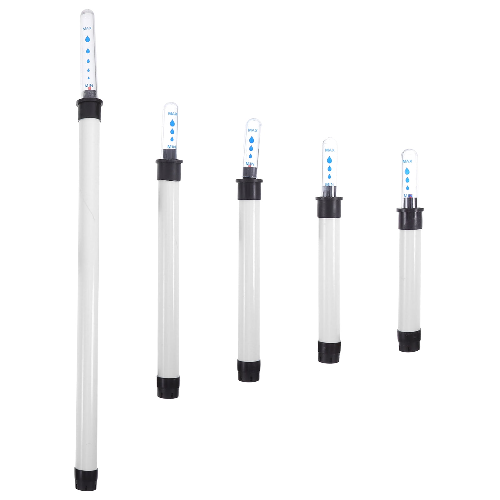 GOOHOCHY 5pcs Plastic Water Level Meter With Float Scale Visible Window ...