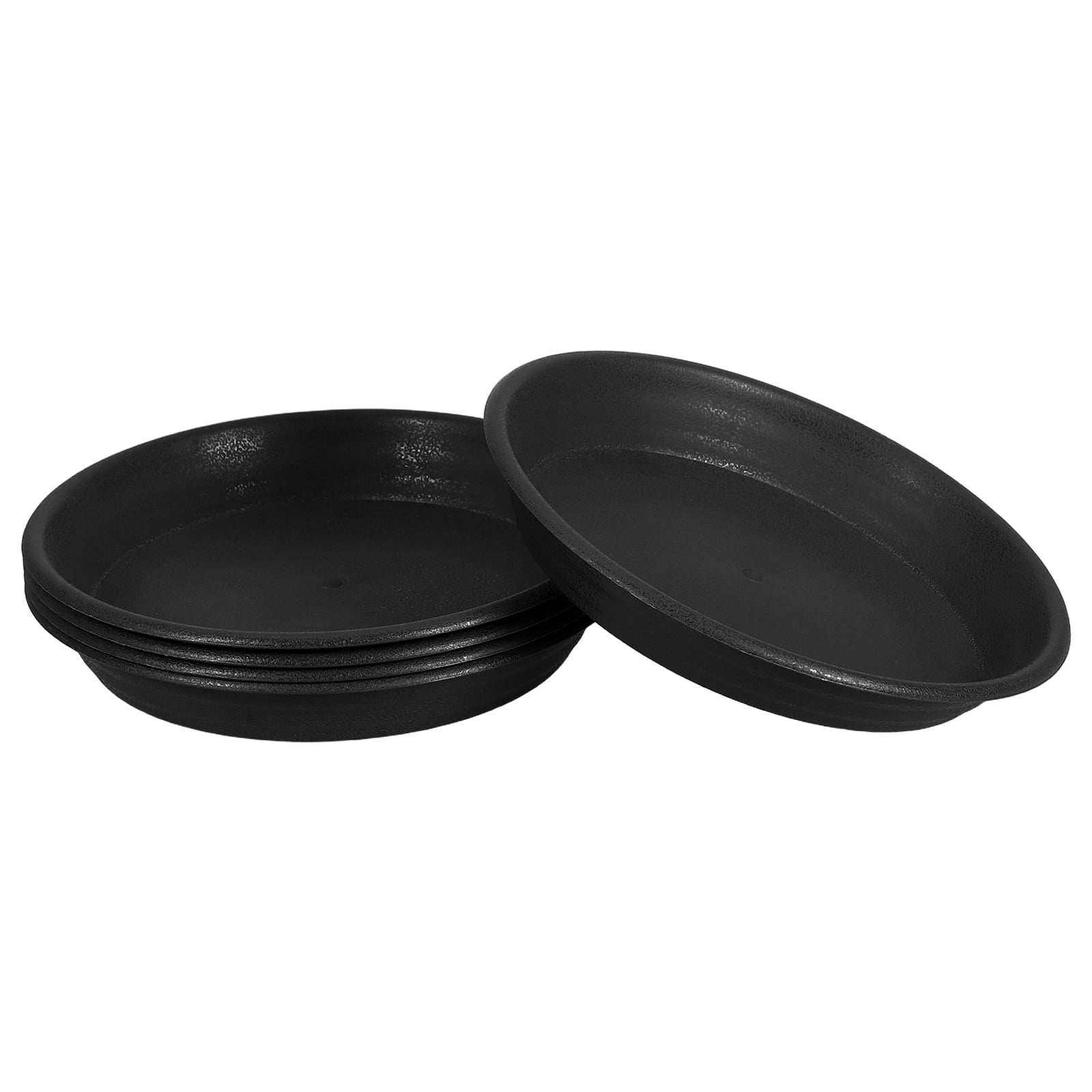 GOOHOCHY 5pcs Round Planter Saucer Tray Water Absorber Plastic Plant ...