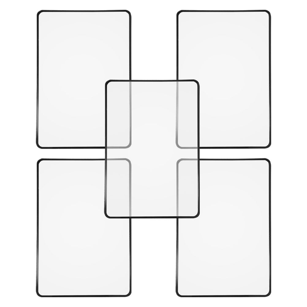 GOOHOCHY 5pcs Transparent Magnifying Bookmark Pvc Full Page Magnifier ...