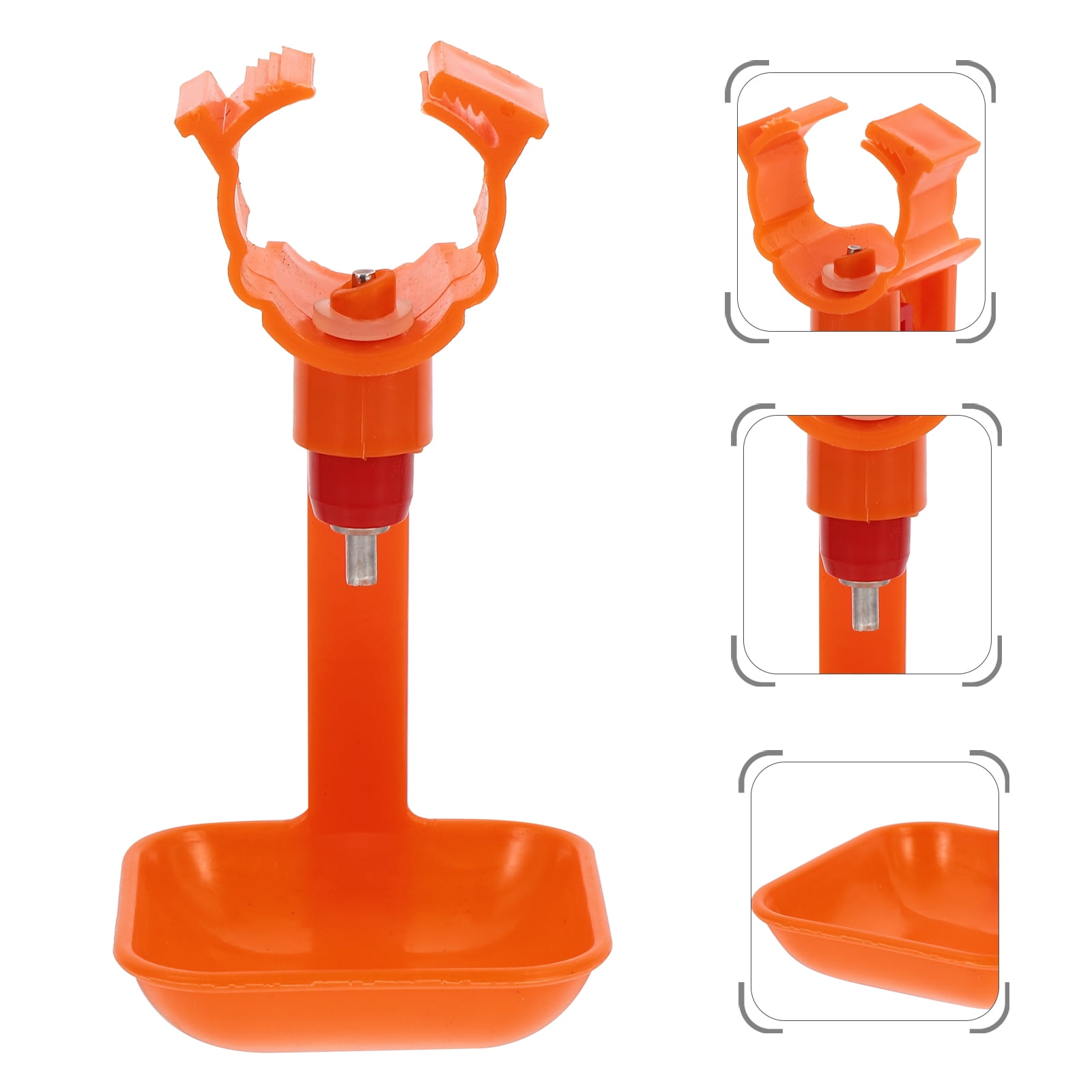 GOOHOCHY 6 PCS Chicken Fountain Drinking Water Bowl Hen Feeder Poultry ...