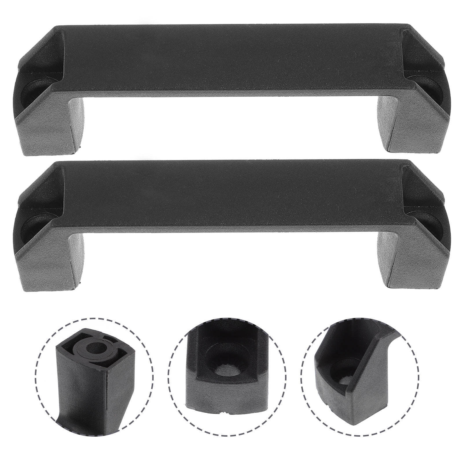 GOOHOCHY 6 Pcs Door Pulls Load-bearing Handles 14X3.9X2.6CM Black ...