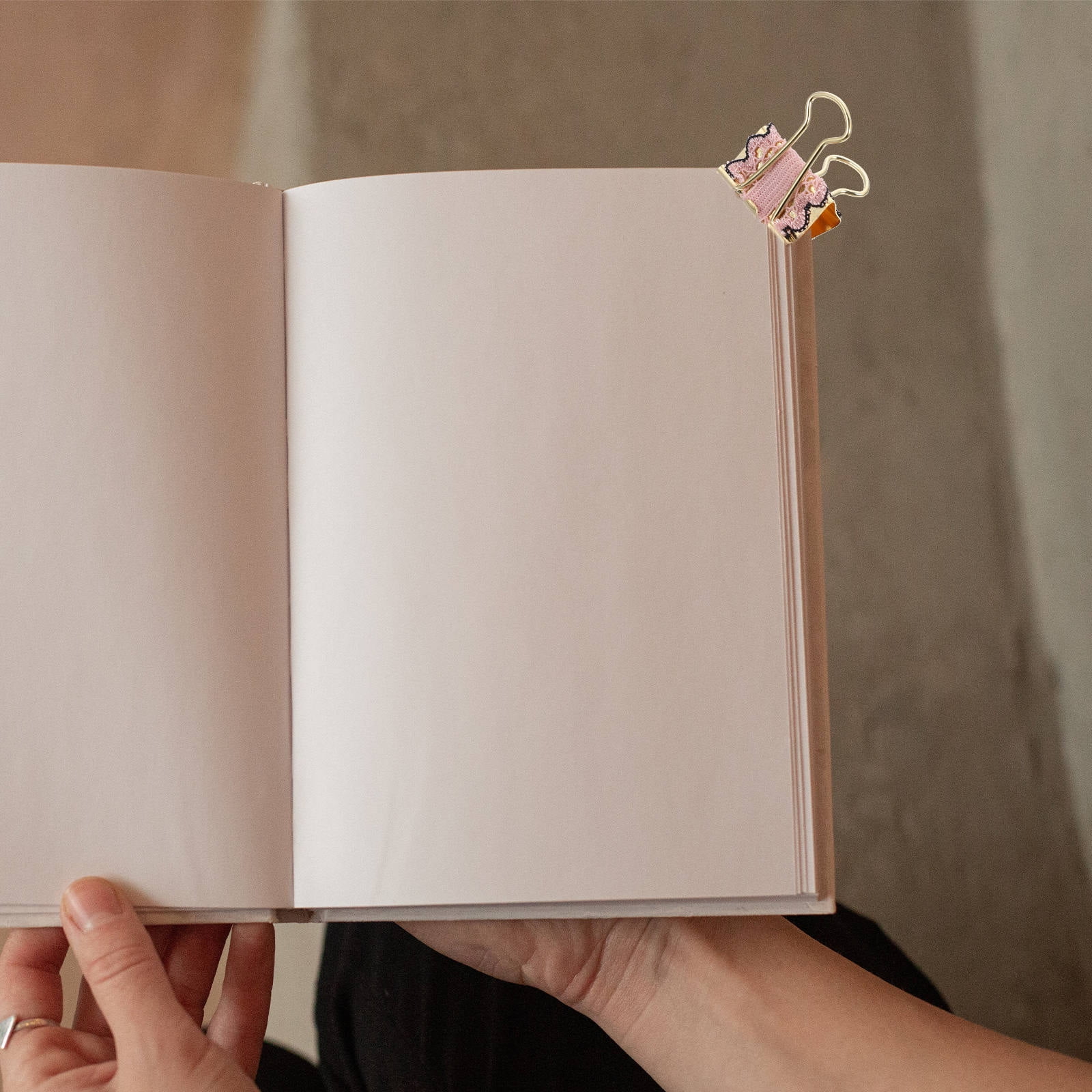 GOOHOCHY 6 Pcs Lace Binder Clips Elliot Folder Paper Dovetail Office ...