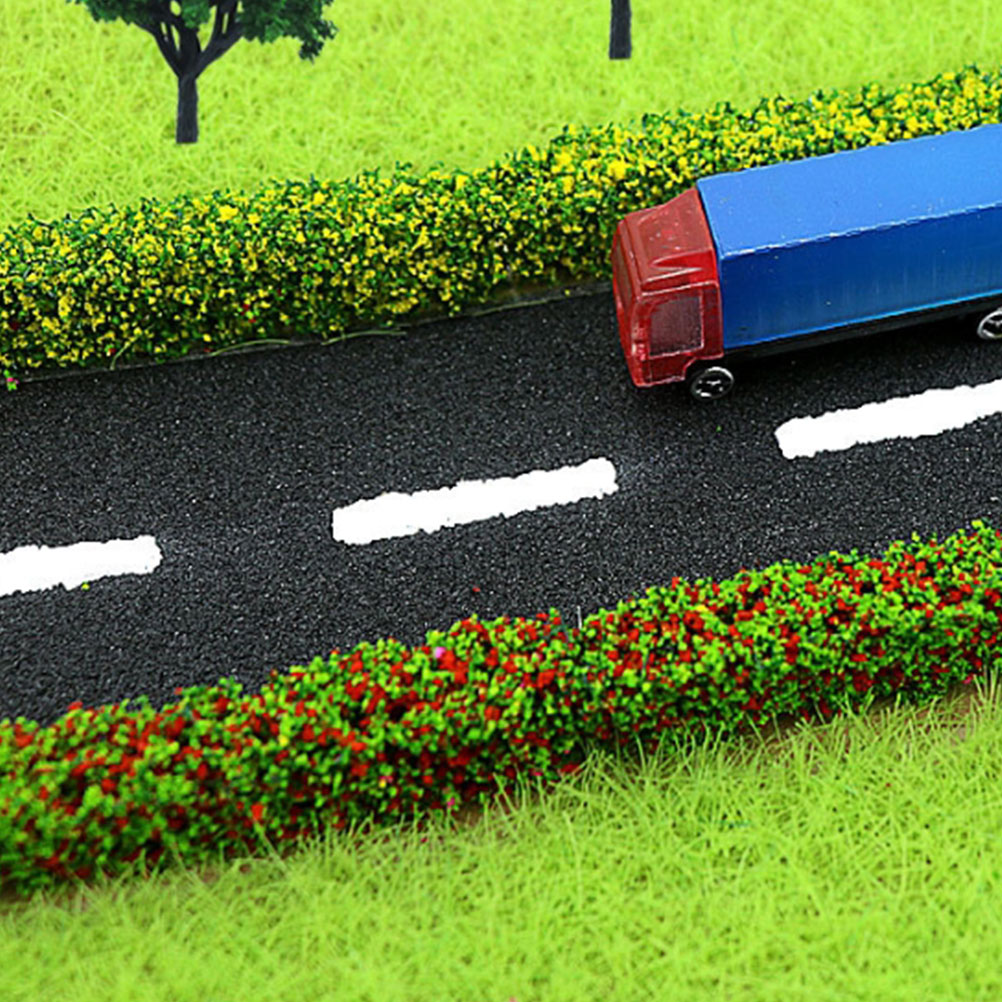 GOOHOCHY 6 Pcs Miniature Shrub Model Railroad Scenery Static Grass ...