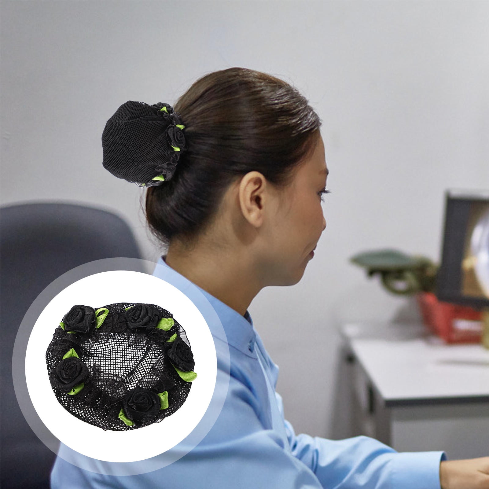 Mobutofu Hair Snood Fabric 6Pcs 3.9x3.9x0.2In - Walmart.com